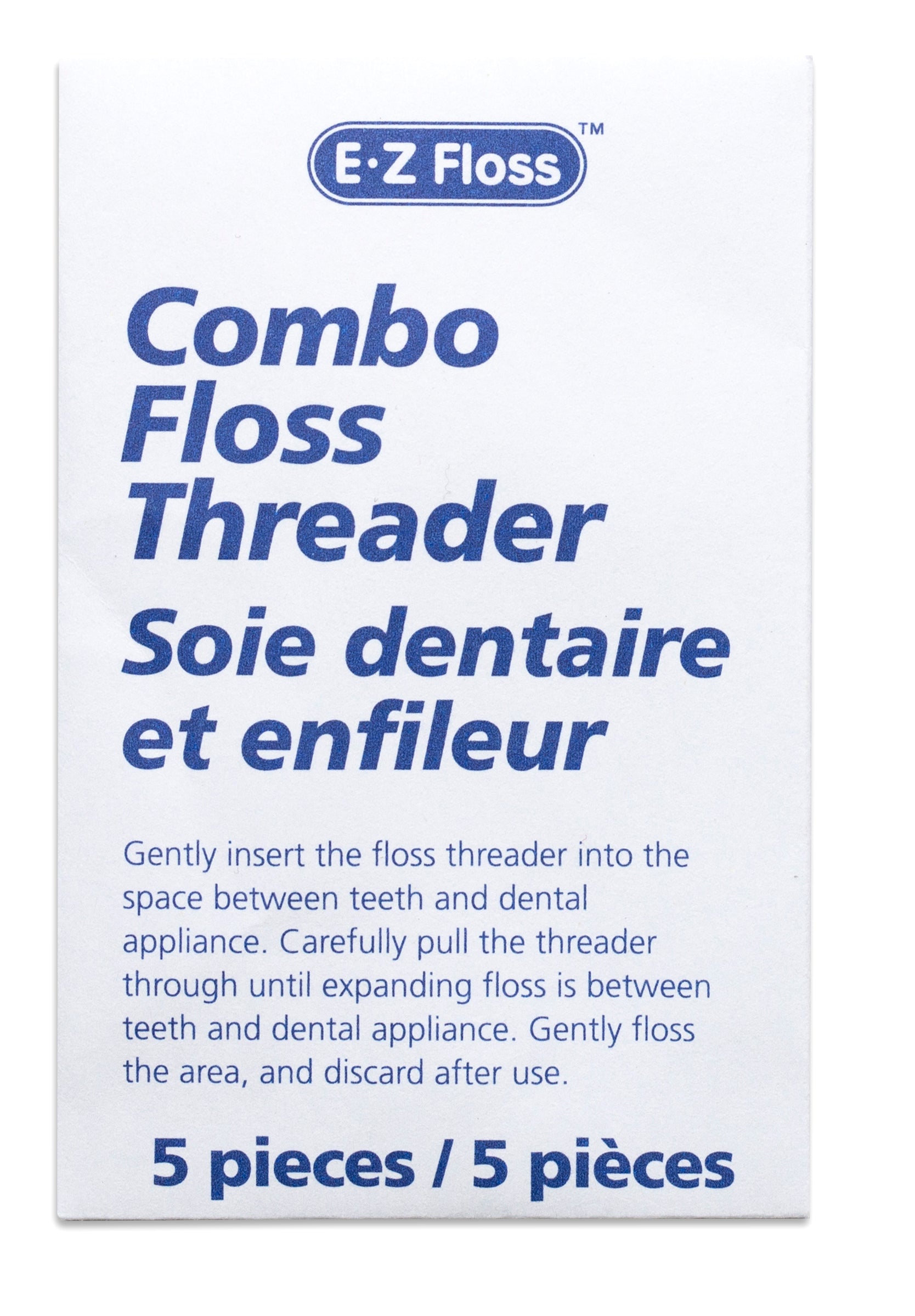 E-Z Floss Threader with Advanced Clean Expanding Floss 250pcs – EZ ...
