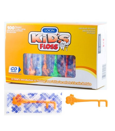 Kid's Floss-Advanced Clean Flossers -10 x 100 count boxes (Total 1000p ...